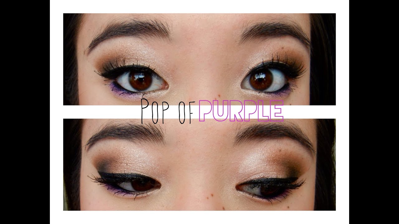 Requested Tutorial: Pop Of Purple - YouTube