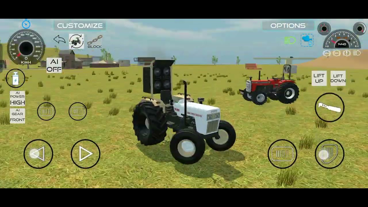Indian Vehicles Simulator 3D tractor stant Ki new game play video # ...