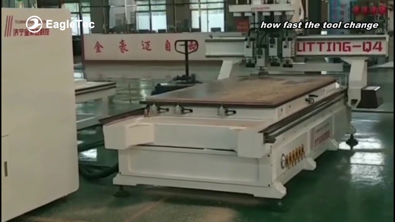 Reviews: How Fast CNC ATC Pneumatic Cylinder Router Change the Tools ...