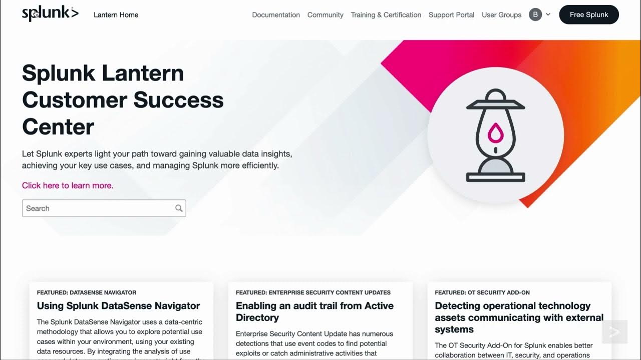Lighting Your Success with Splunk Lantern - YouTube