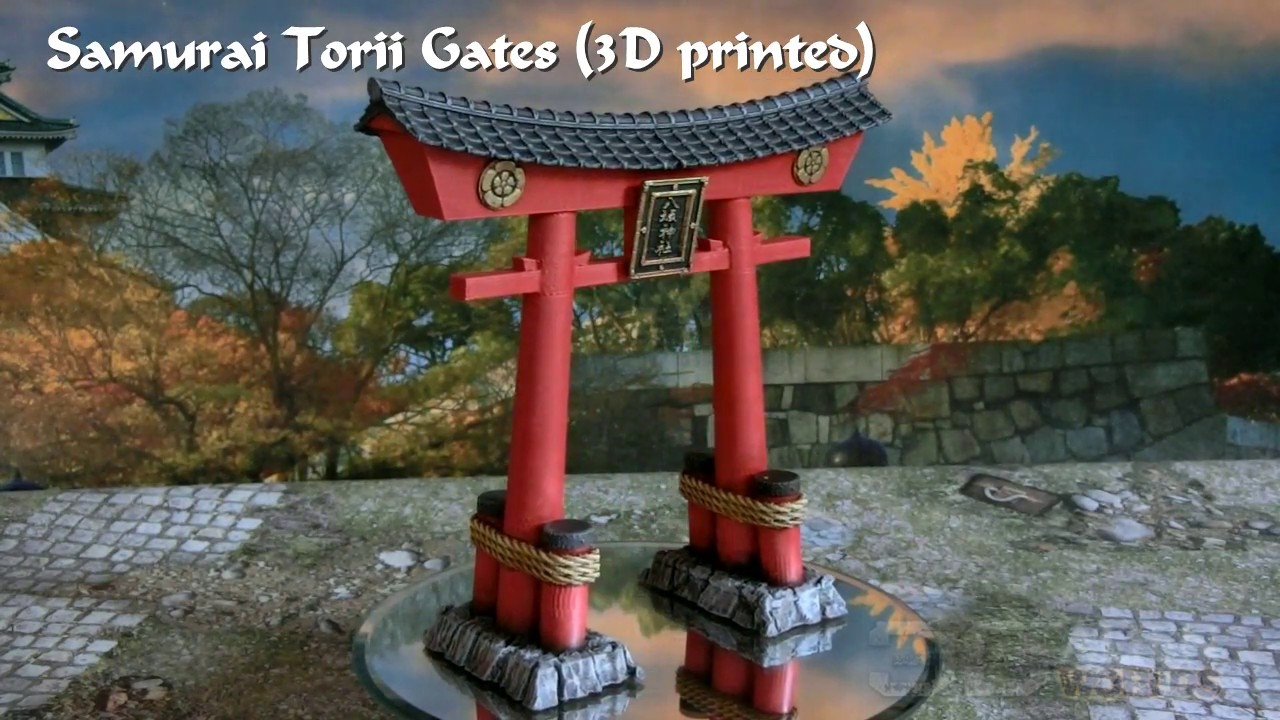 Samurai 3D-Printable Torii Gates - YouTube