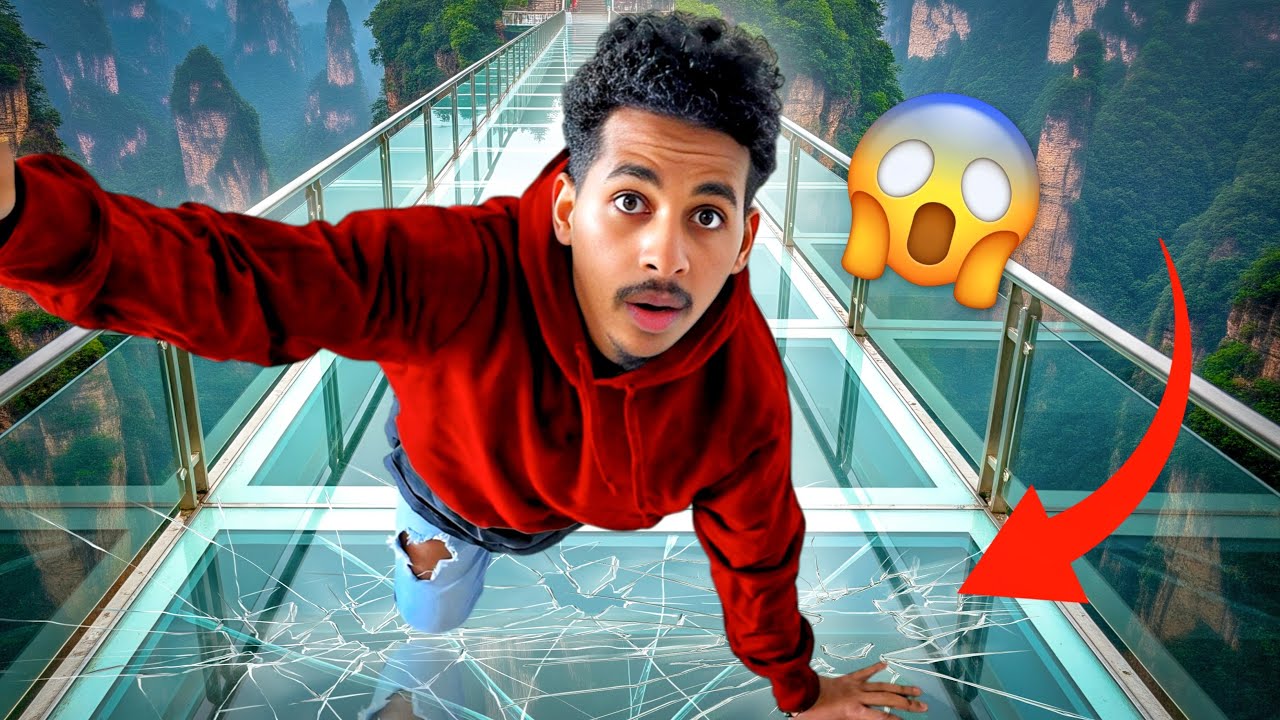 We Survived China’s Most Extreme Adventure Park!Glass Bridge 😱 ...