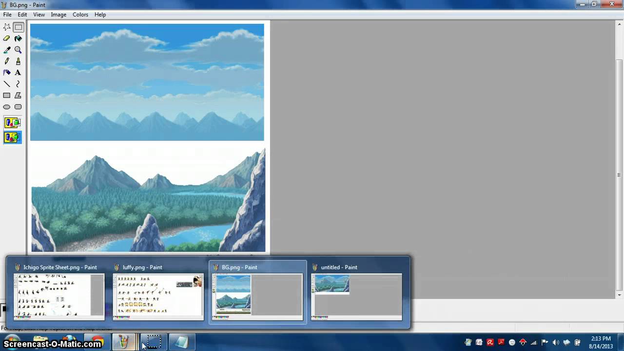 How to make your own sprite movie part1 - YouTube