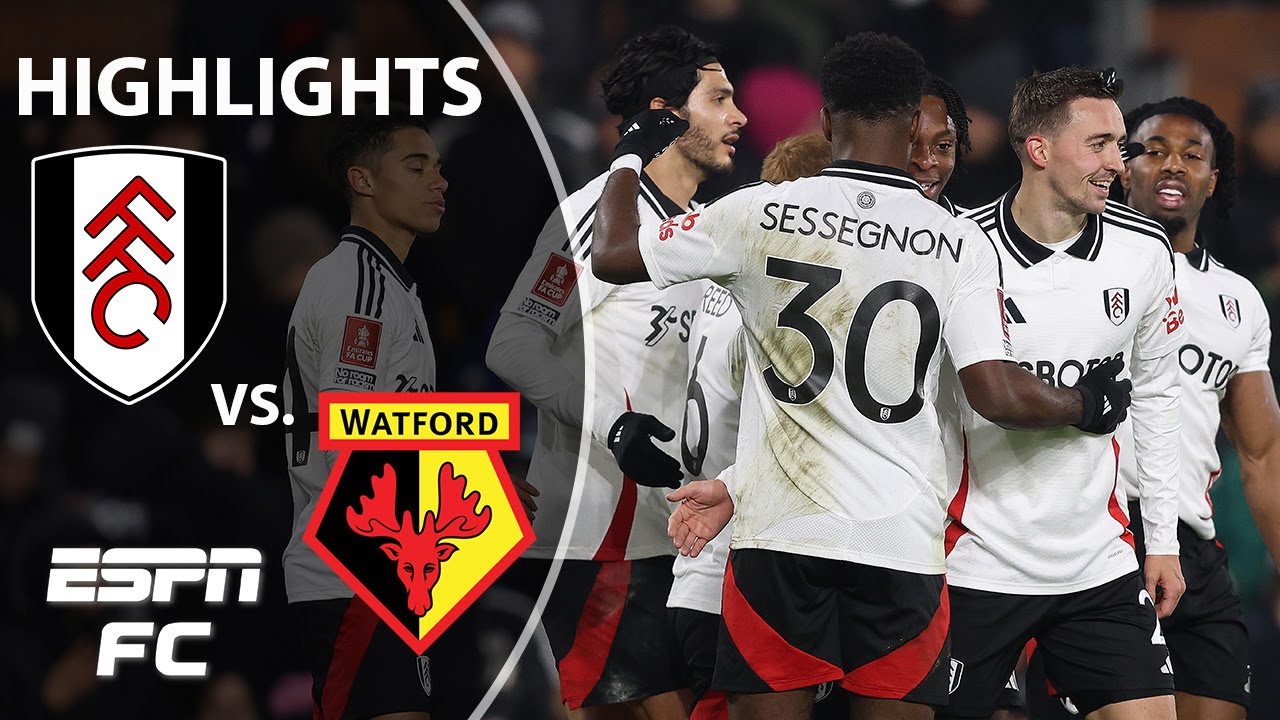 Fulham vs. Watford | FA Cup Highlights | ESPN FC - YouTube