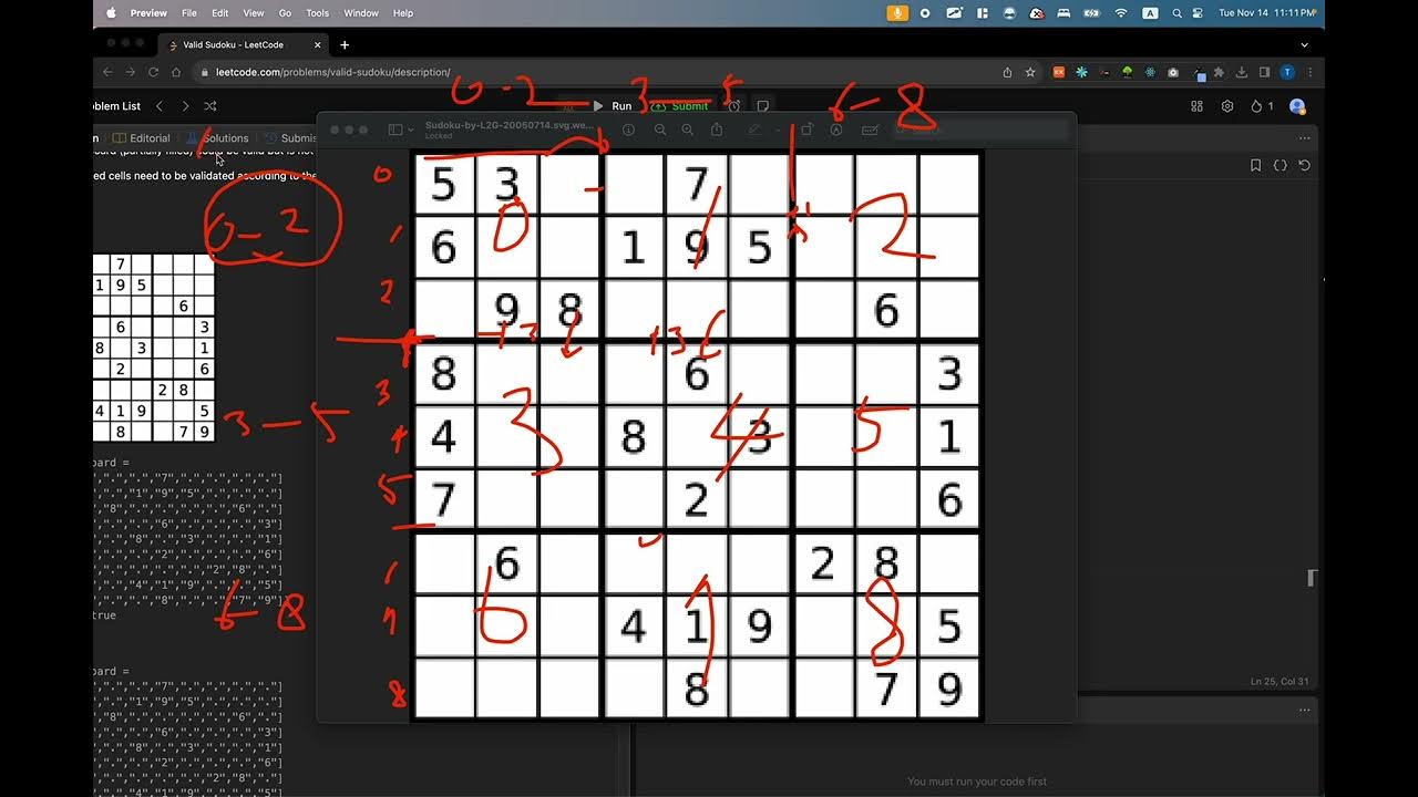 [릿코드] 36. Valid Sudoku - YouTube