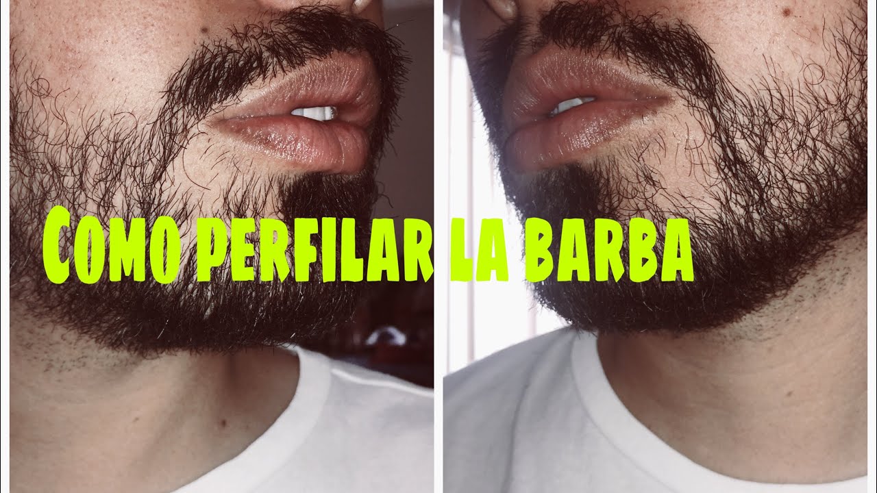 BARBA TIPS(cómo perfilar la barba ) - YouTube