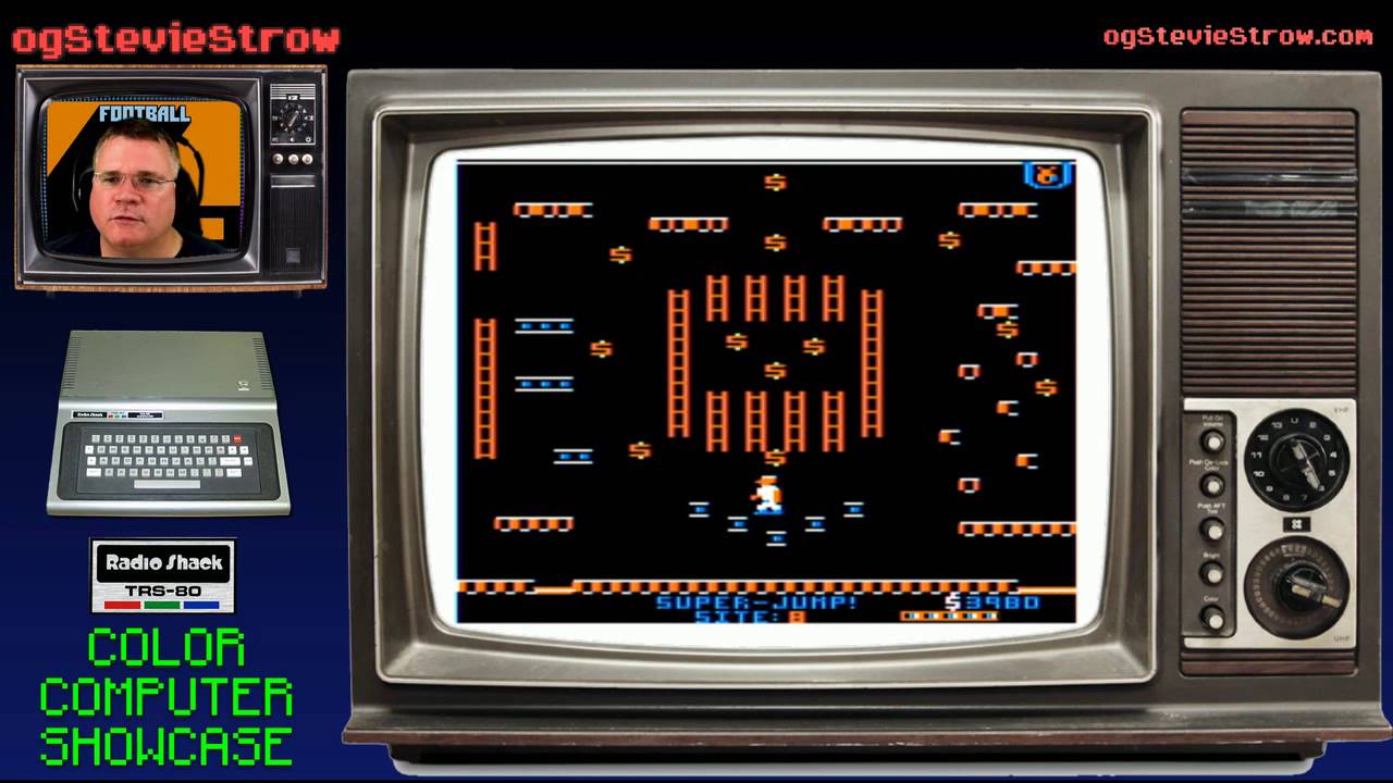 Cash Man Black Friday Edition - 1983 - TRS-80 Color Computer Game - YouTube