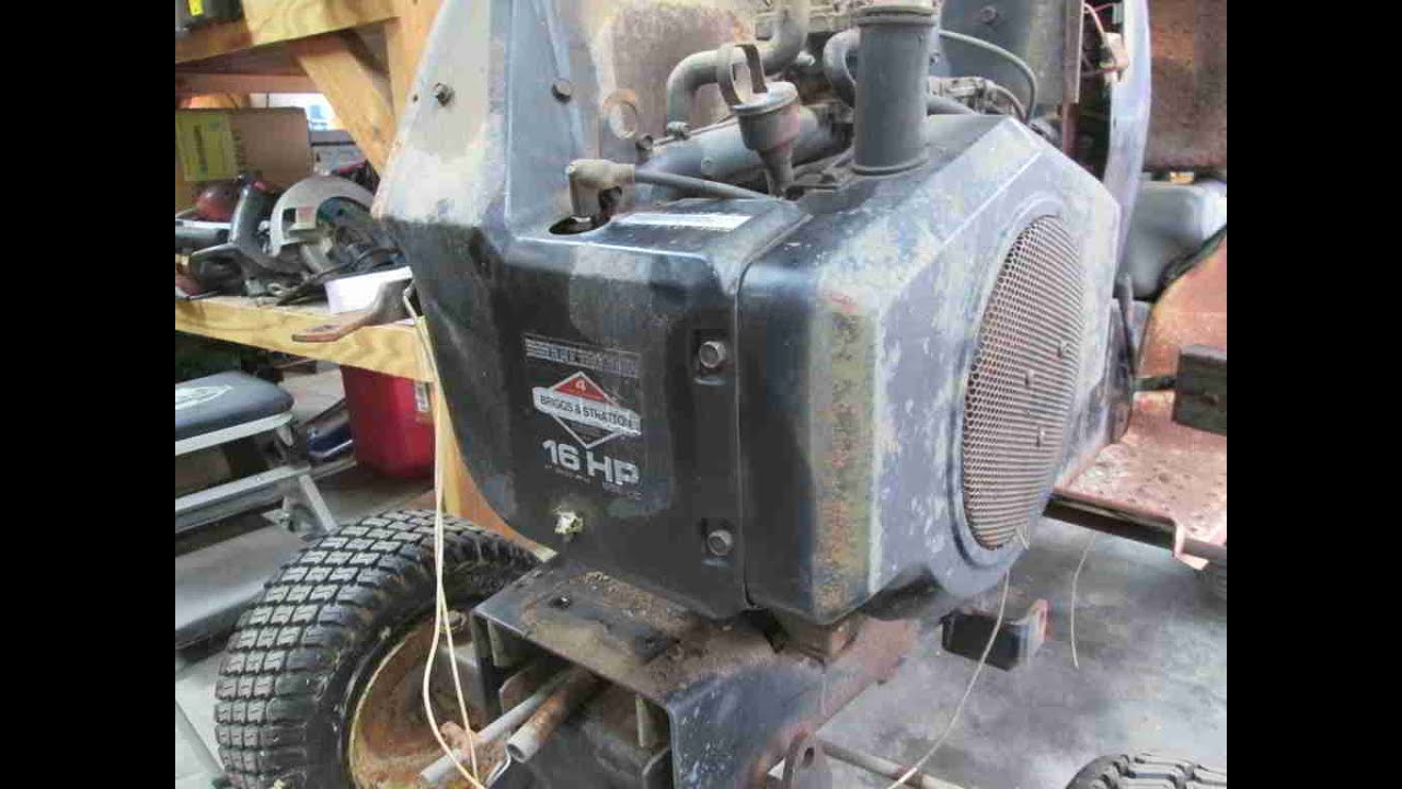 Roper 16T Pt 2 Engine removal - YouTube