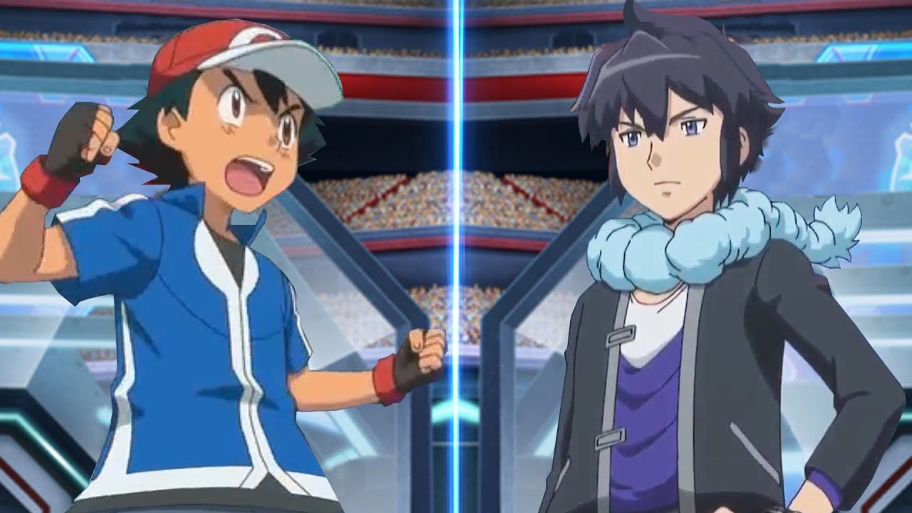 Pokémon Battle USUM: Kalos Ash Vs Alain (Pokemon Kalos League) - YouTube