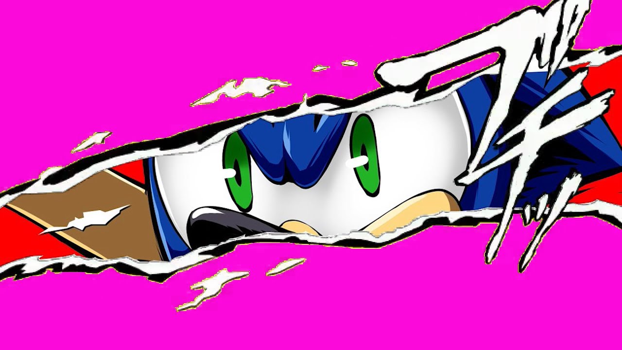 Sonic Cut-In Persona 5 Pink Screen (Super Smash Bros Ultimate) - YouTube