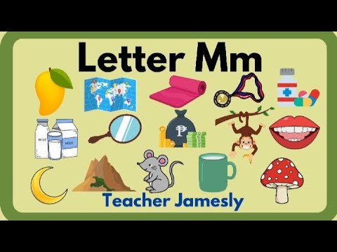 Letter Mm - Letter Name, Letter Sound (Words That Start With The Letter ...