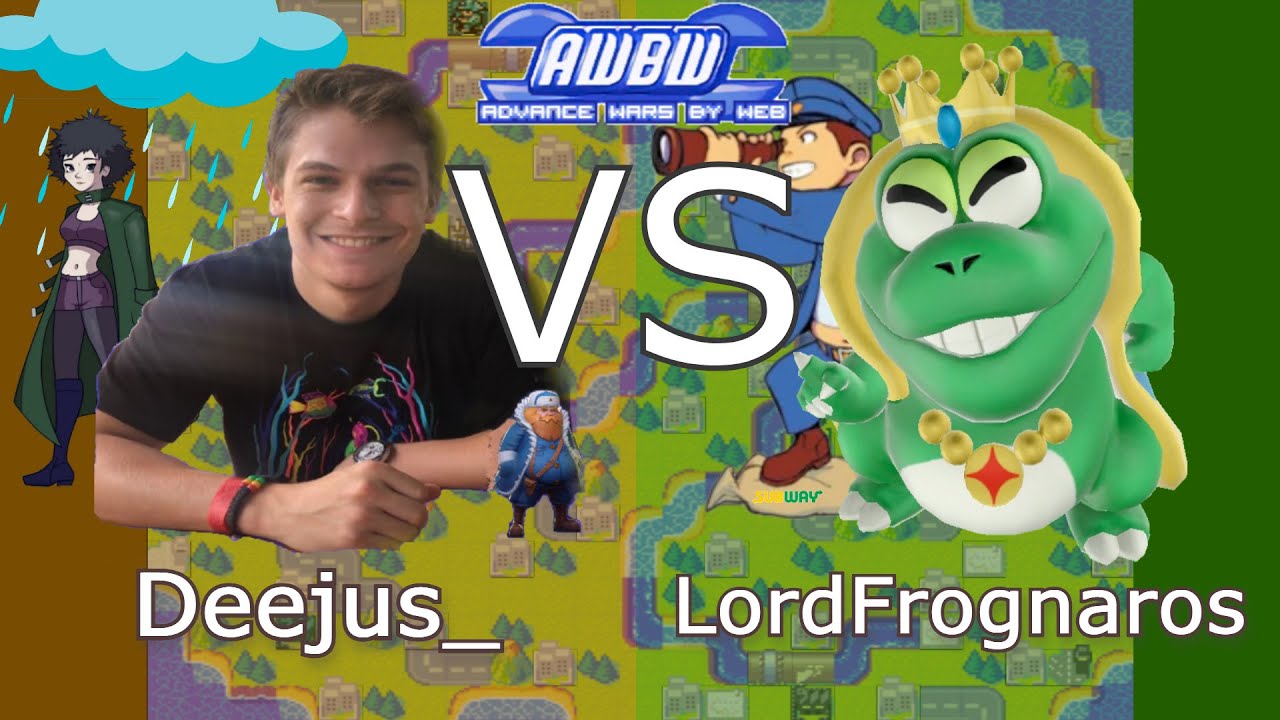 Insane Advance Wars Games: Deejus_ Vs LordFrognaros (Std: Harsher ...