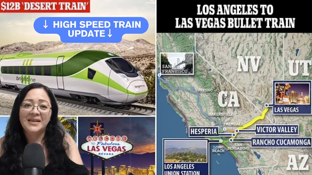 Brightline West High Speed Train Announces groundbreaking In Las Vegas ...
