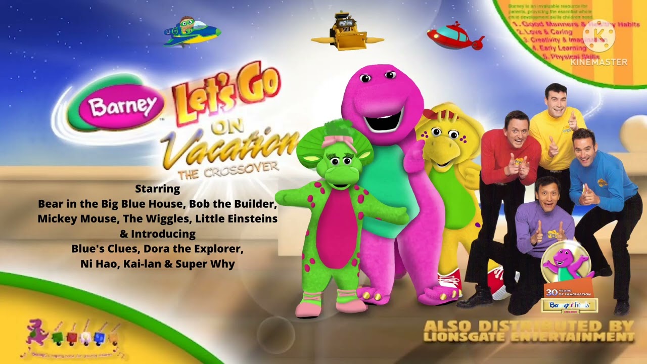 Barney: Let's Go on Vacation: The Crossover (BRAND NEW THUMBNAIL) (For ...