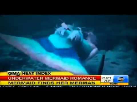 Mermaid Find Mr Merman Underwater Spectacular Show - YouTube