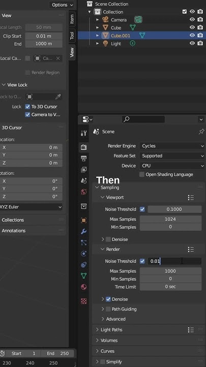 How to render faster in blender 3D - YouTube