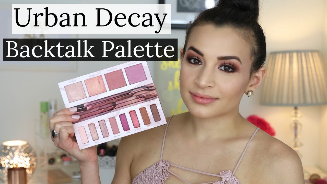 Urban Decay Backtalk Palette | Review and Tutorial - YouTube