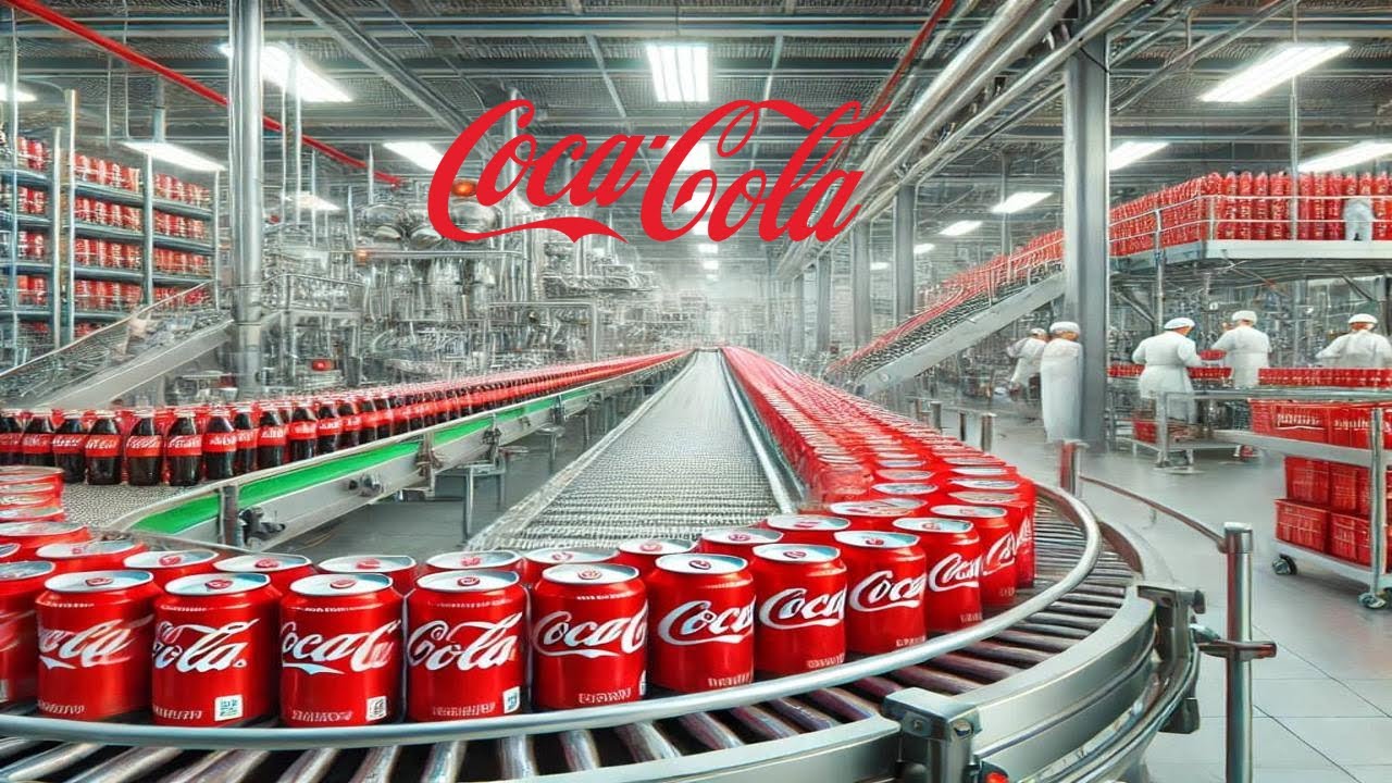 How Millions of Cokes are Produced in a Factory | Coca-Cola Production ...