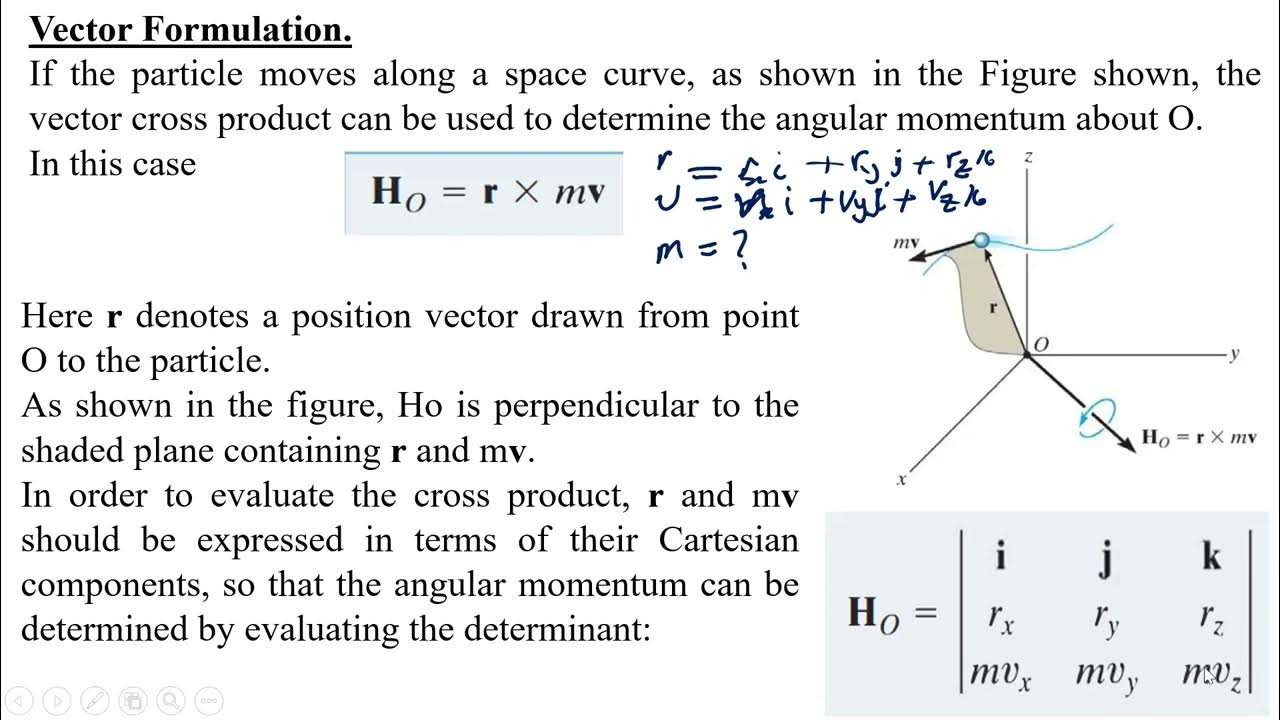 Lecture 5b Angular Impulse and Momentum for a system of Particles - YouTube