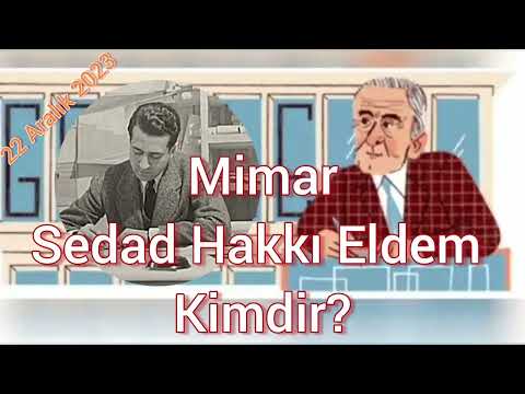 Sedad Hakkı Eldem kimdir? Babası kim? Nereli? Kitapları?Sedad Hakkı Eldem'in biyografisi.