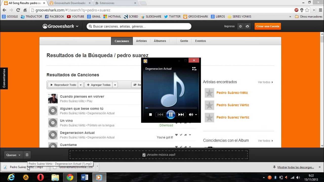Cómo descargar canciones de Grooveshark - YouTube