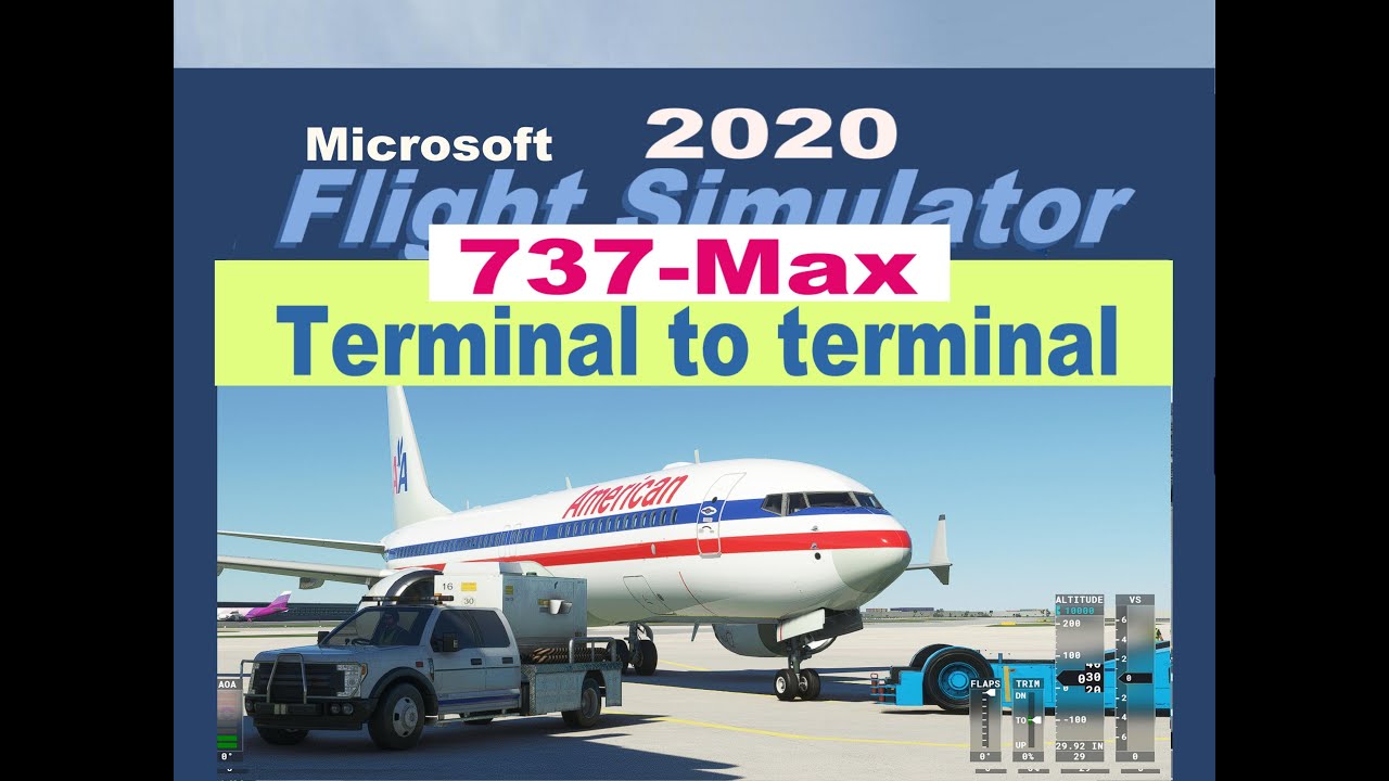 Bredok3d 737-Max, Terminal to terminal. - YouTube