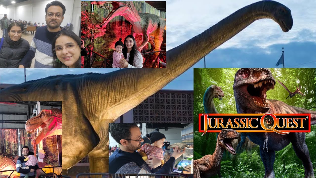 JURASSIC QUEST vlog 🦖 BTS with Dinosaurs | meet the DINOSAURS up close🦕 ...