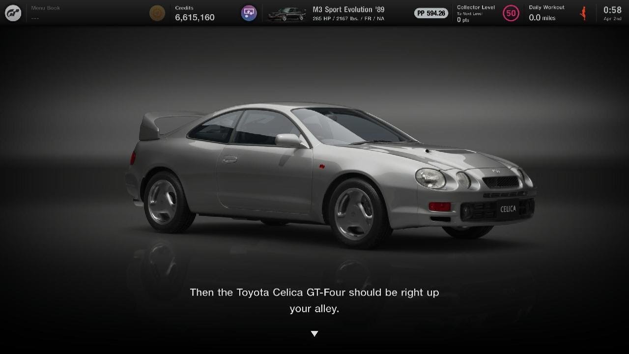 GT7: All About the 1994 Toyota Celica GT-FOUR (ST-205) - YouTube