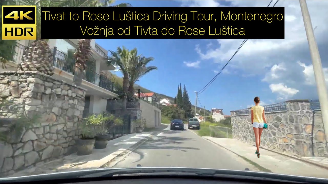 Tivat to Rose Luštica Road Trip Montenegro Crna Gora April 2023 ...