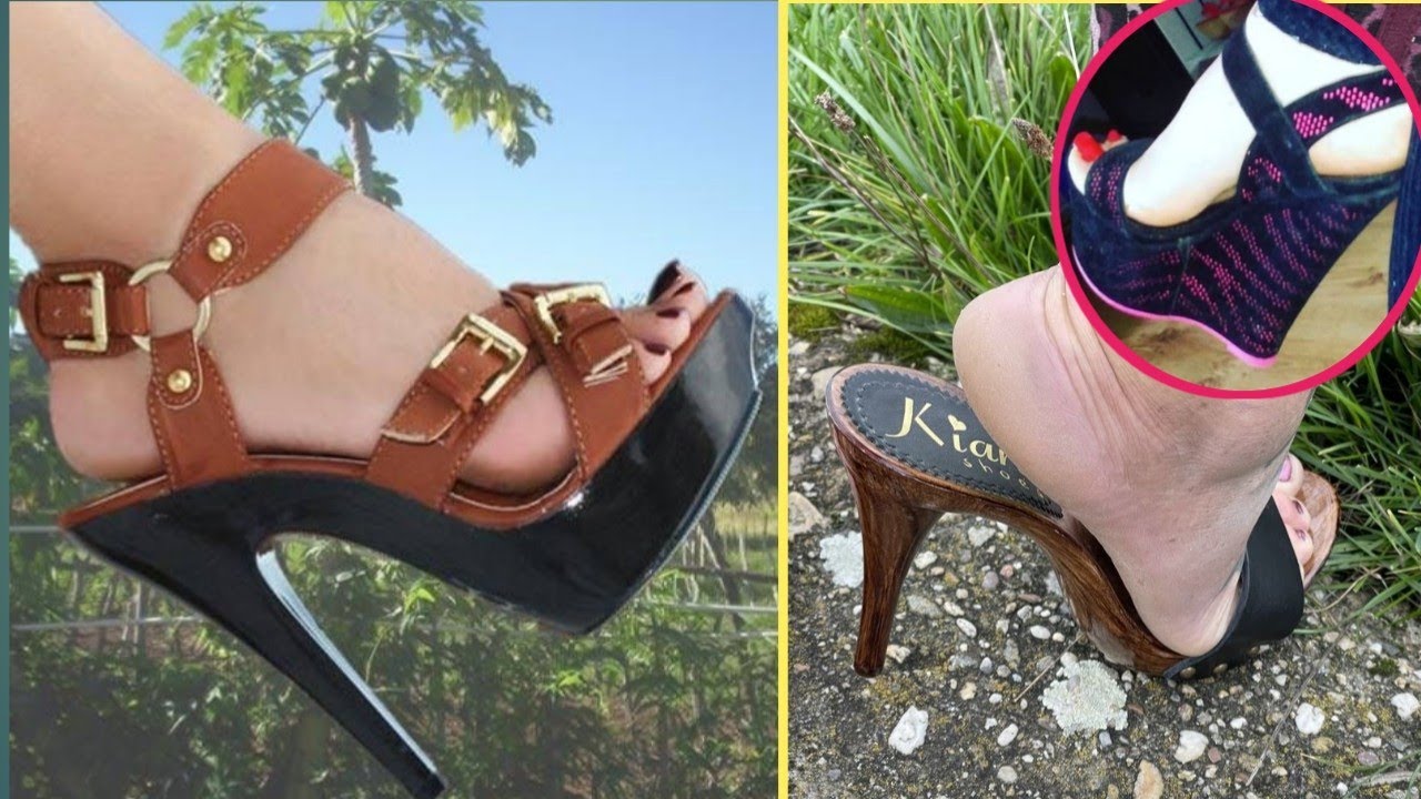 Strut Your Stuff: Stylish High Heels Footwear and Sandals Shoes ...