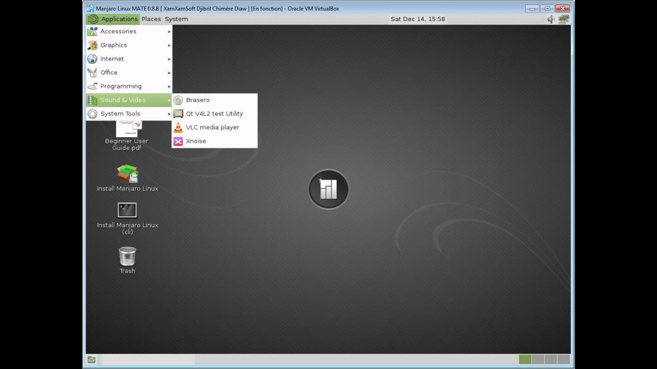 Manjaro Linux MATE 0.8.8 Presentation - YouTube