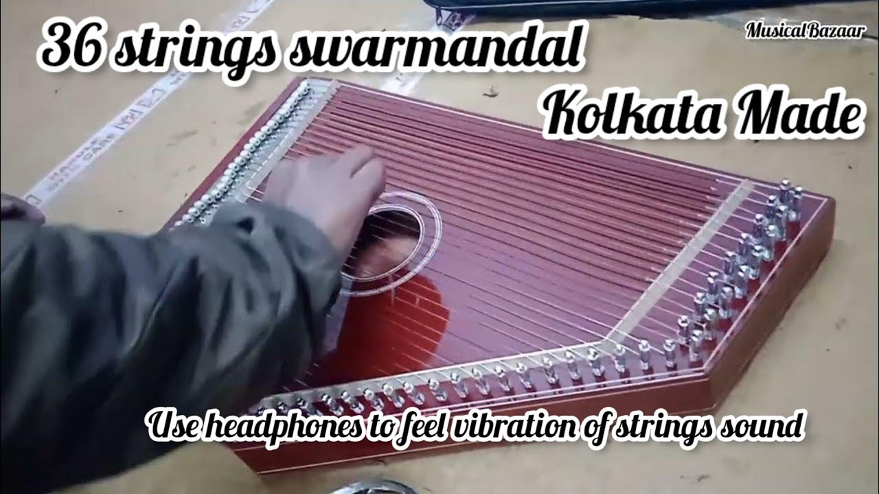 36 Strings | MKS Swarmandal | Highest Quality Swarmandal with ...