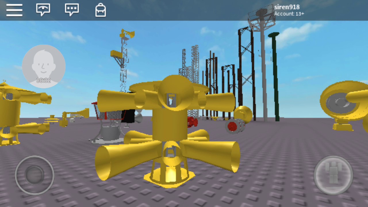 sentry 10V2T-A siren roblox - YouTube