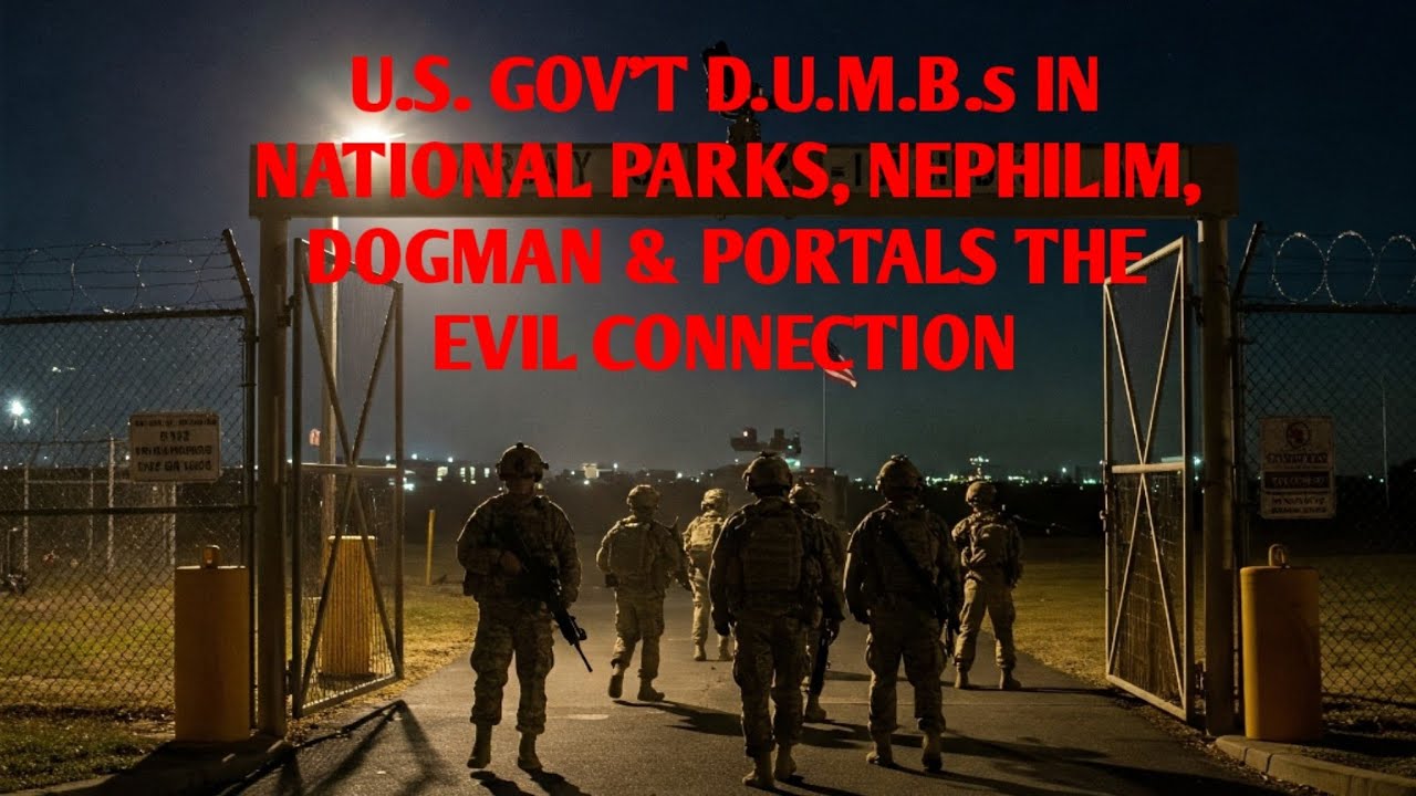 #DOGMAN, U.S. GOV'T D.U.M.B.s IN NATIONAL PARKS, NEPHILIM, DOGMAN ...