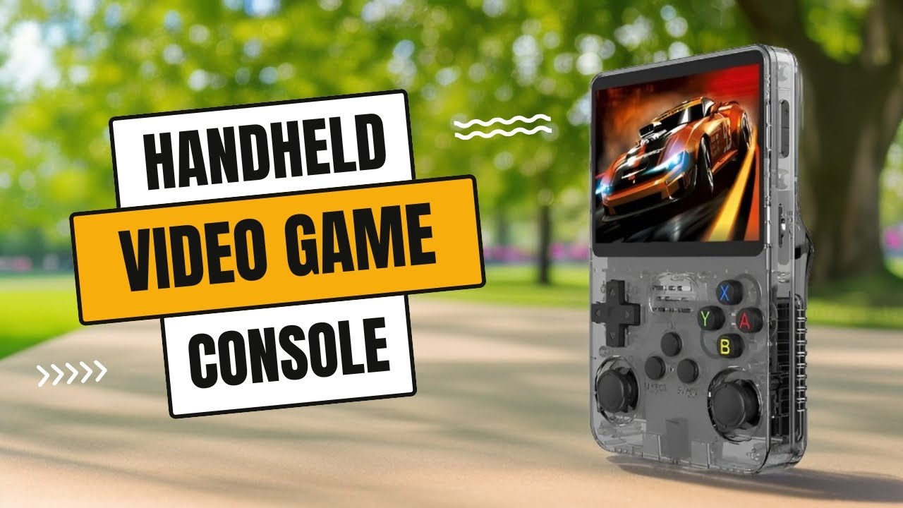 Boyhom R36S Handheld Video Game Console: 3.5" IPS Screen, 64GB Linux ...