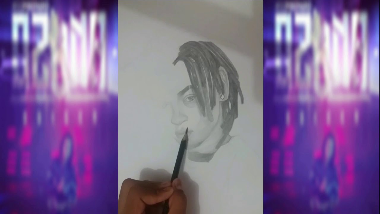Dibujo a Lapiz de Ozuna - (Drawing Ozuna) - YouTube