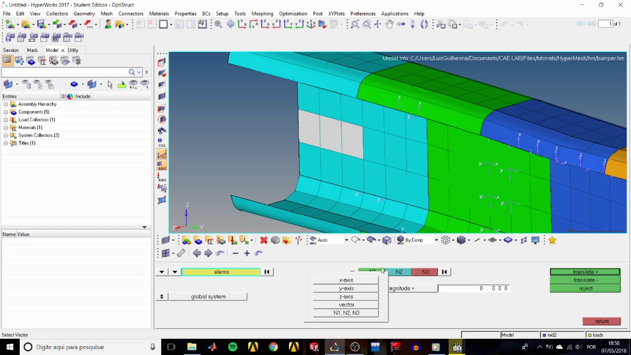 HyperMesh Tutorial - HM-1020: Working with Panels - YouTube