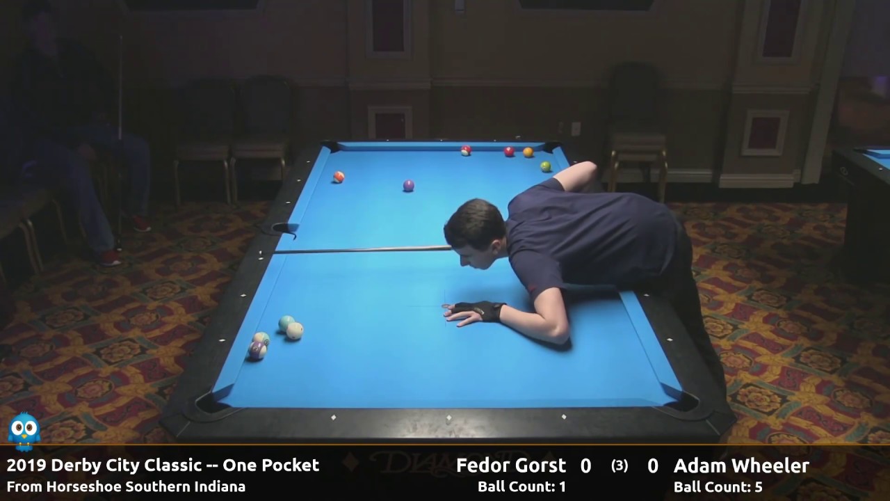 Fedor Gorst vs Adam Wheeler - One Pocket - 2019 Derby City Classic ...