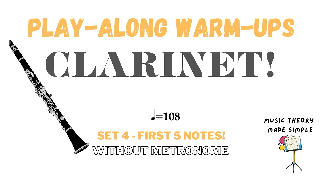 Daily Clarinet Warm-Up 💨 | Play Along 4 for Beginners 🎼 - YouTube