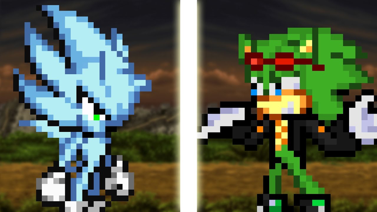 Scourge vs Nazo - Sprite Animation (Reupload) - YouTube