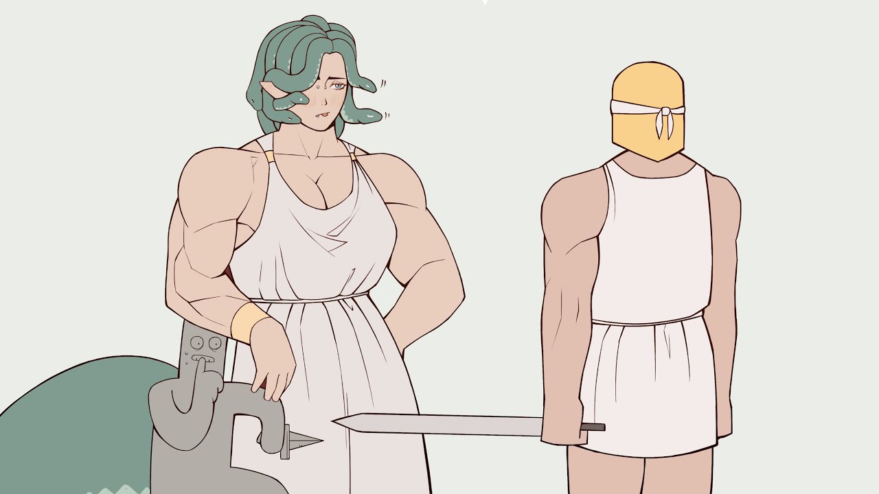Buffed Medusa vs Perseus| Bonny comic dub - YouTube