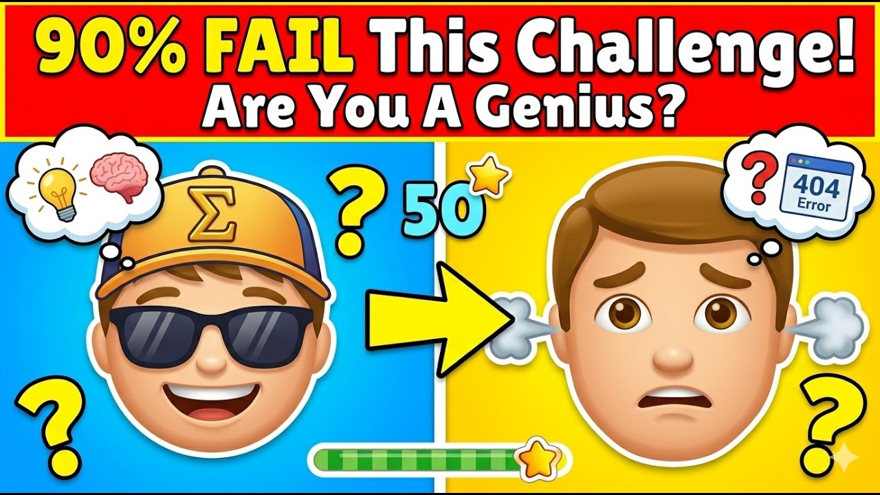 90% FAIL This Challenge! 🧠 Are You A Genius? (5th Grade Quiz) - YouTube