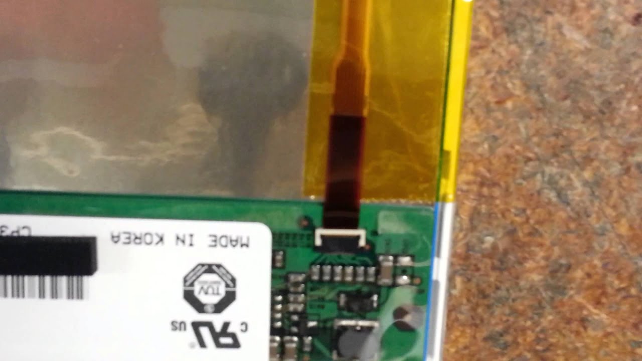 Fujitsu Lifebook T2010 LCD and digitizer removal - YouTube