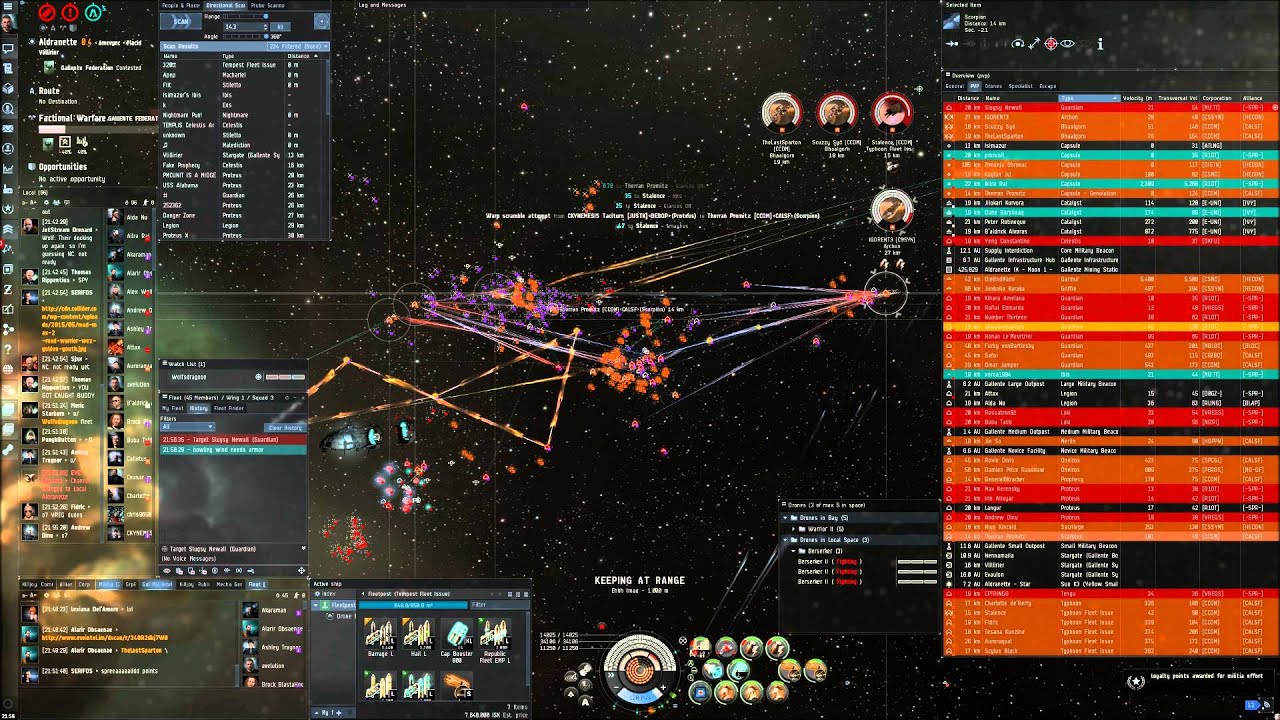 Eve Online GalMil TFI Fleet 02/27/2016 - YouTube