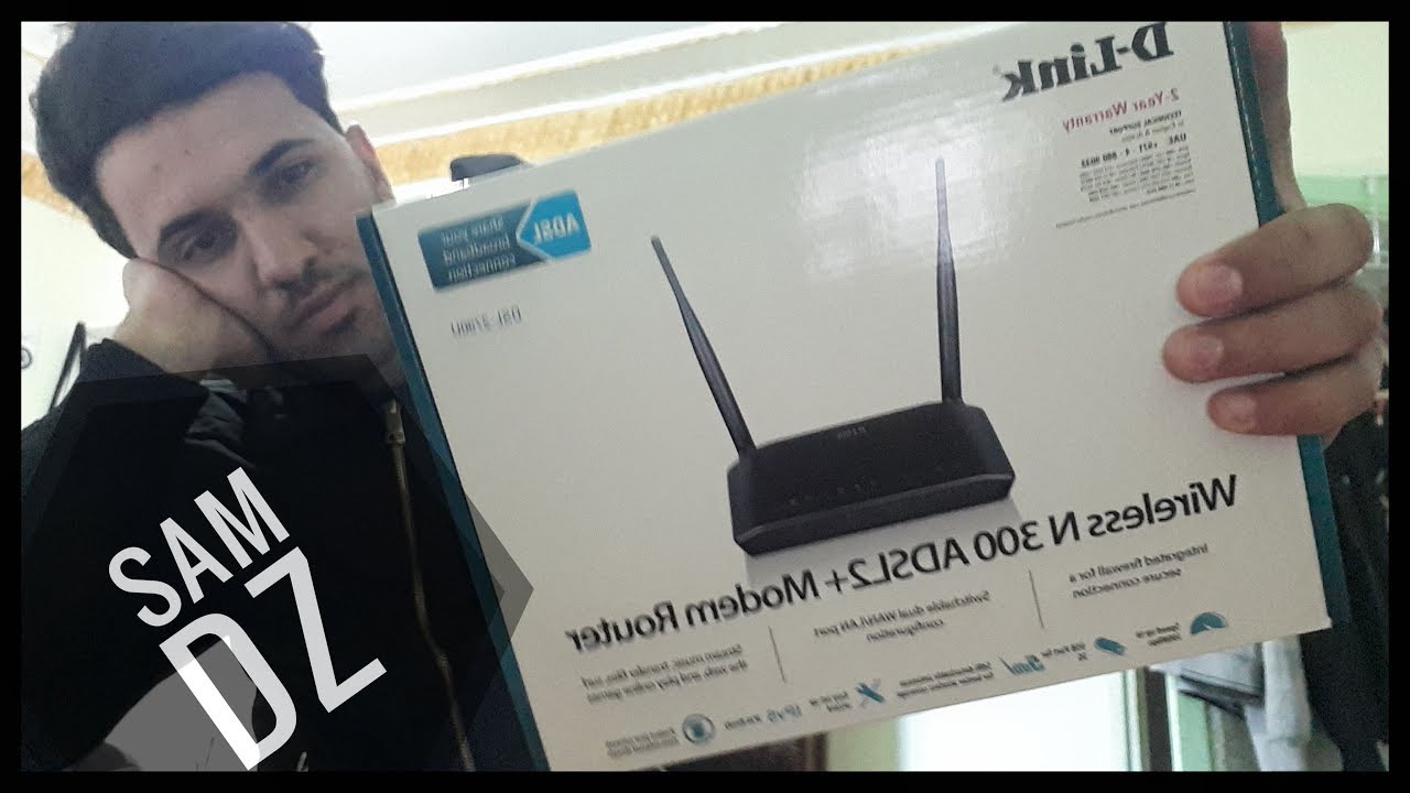 [مراجعة روتردي-لينك]Unboxing & Review D-Link Wireless N300 Adsl2+Modem ...