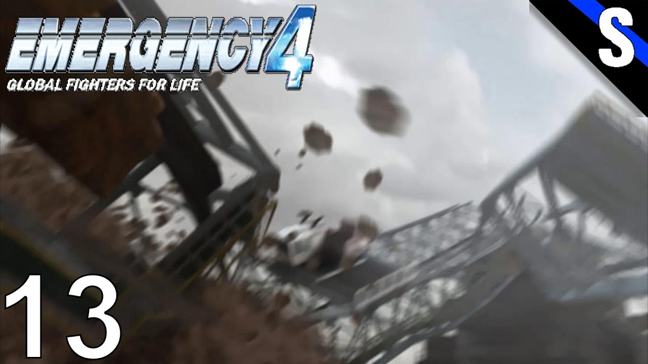 Emergency 4 - Los Angeles Mod - Mission 13 Disaster in Open Pit - YouTube