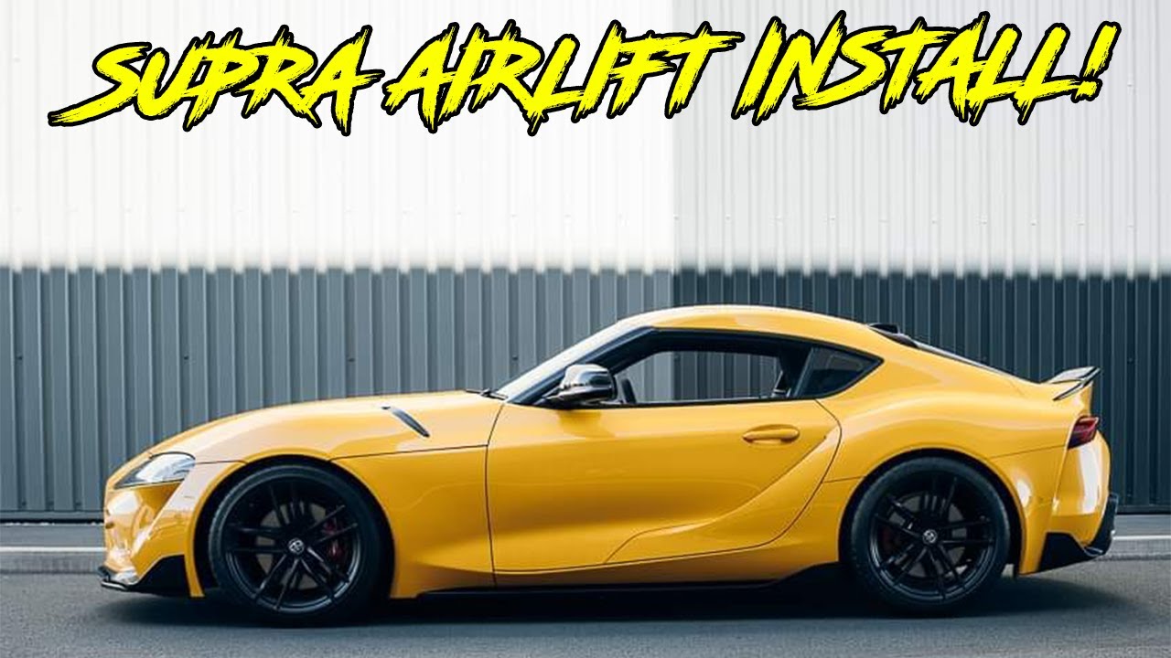 Toyota Supra MK5 (A90) Airlift Suspension Install [Part 1] I 4K - YouTube