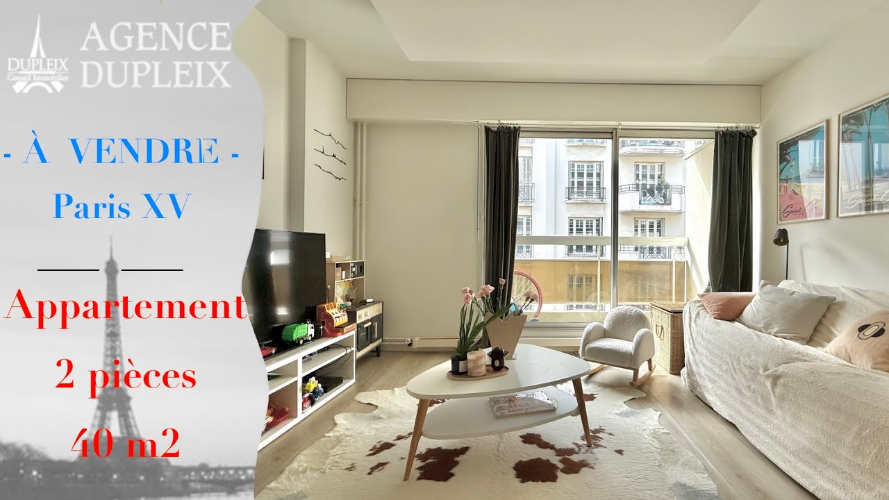 AGENCE DUPLEIX. A VENDRE. PARIS 75015. APPARTEMENT DE 2 PIECES. PRIX ...