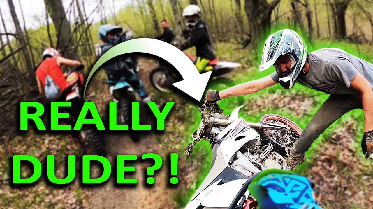 Goons Attempt the TOUGHEST Dirt Bike Single Track - YouTube
