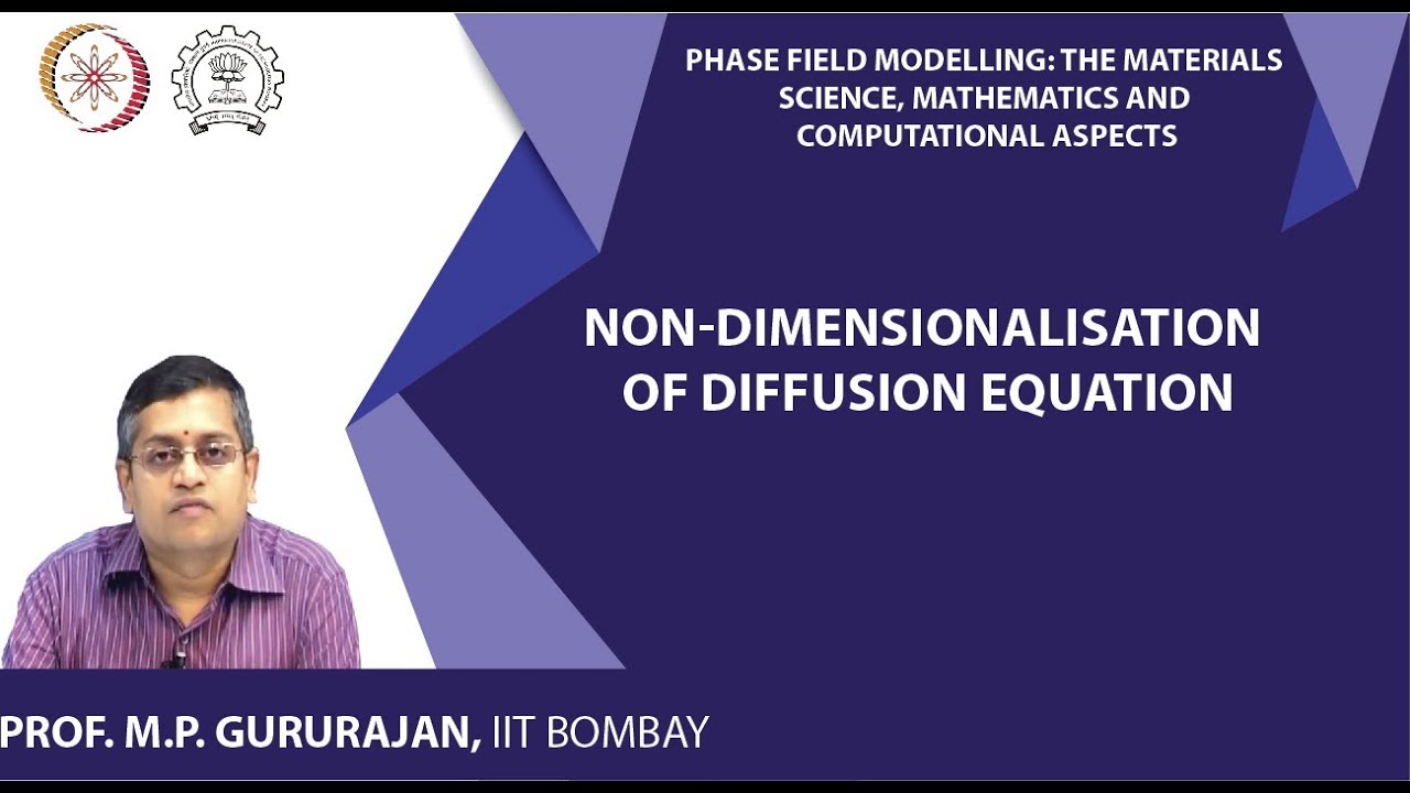 Non-dimensionalisation of diffusion equation - YouTube